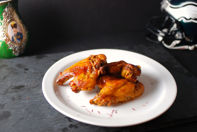 Saffron Chicken Wings